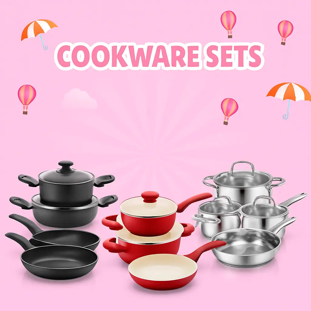 Buy Cookware Sets in Pakistan – Non-Stick, Stainless Steel & Ceramic