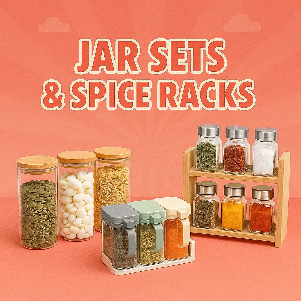 Buy Jar Sets & Spice Racks in Pakistan – Organized & Stylish Kitchens