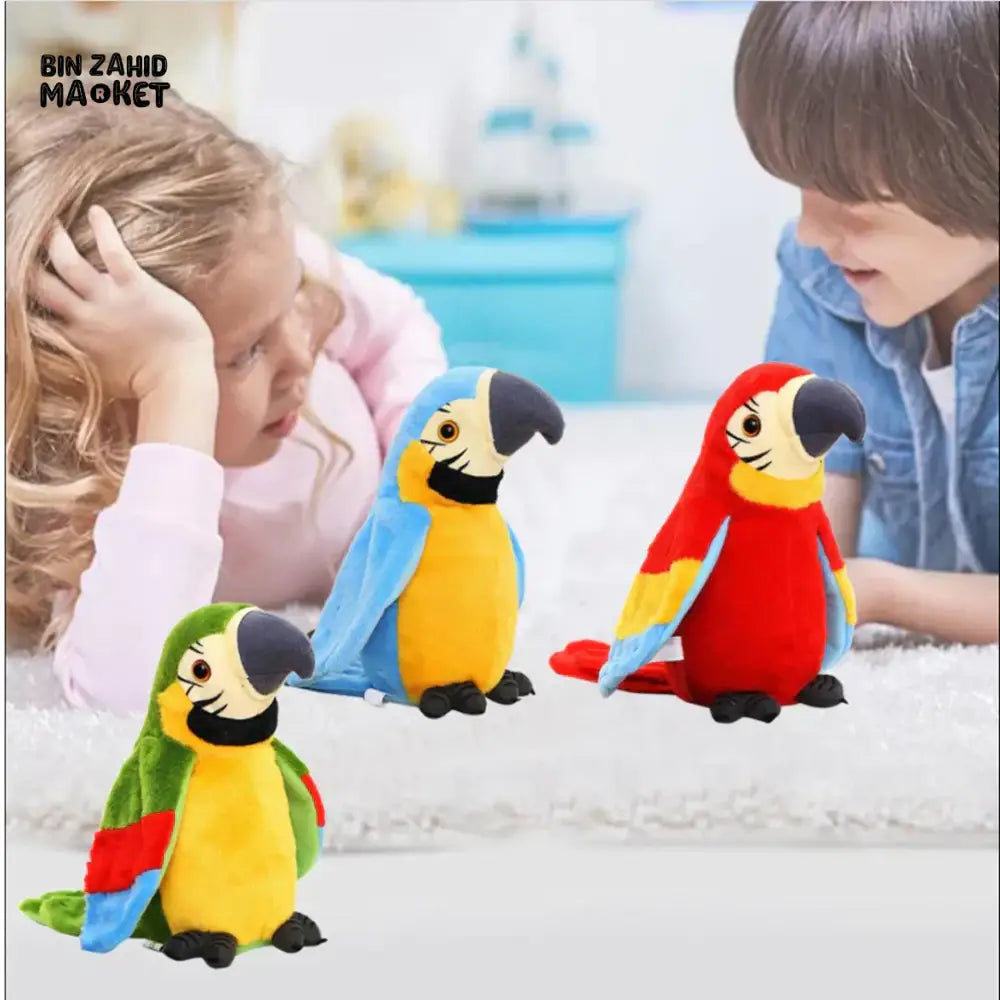 KIDS ELECTRIC MIMICKING MUSICAL PARROT TOY