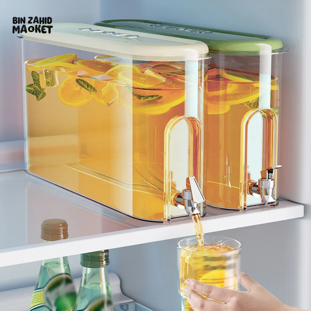 LARGE CAPACITY SEALED COLD WATER PITCHER WITH FAUCET – ICED BEVERAGE D