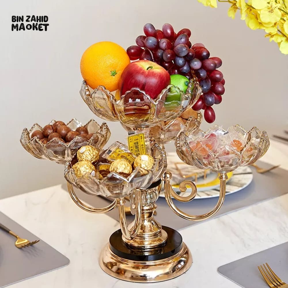 ROTATING FRUITS DECOR TRAY RACK