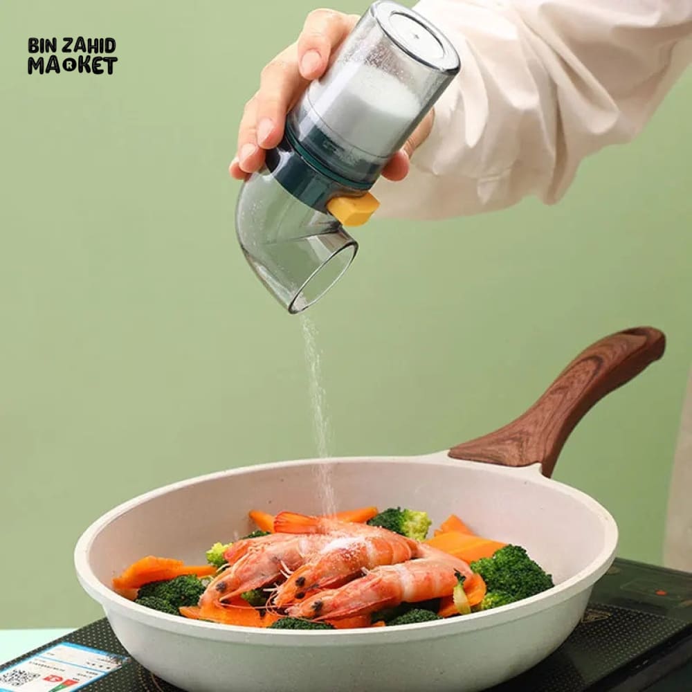 VOLUME CONTROLS PUSH POWDER DISPENSER